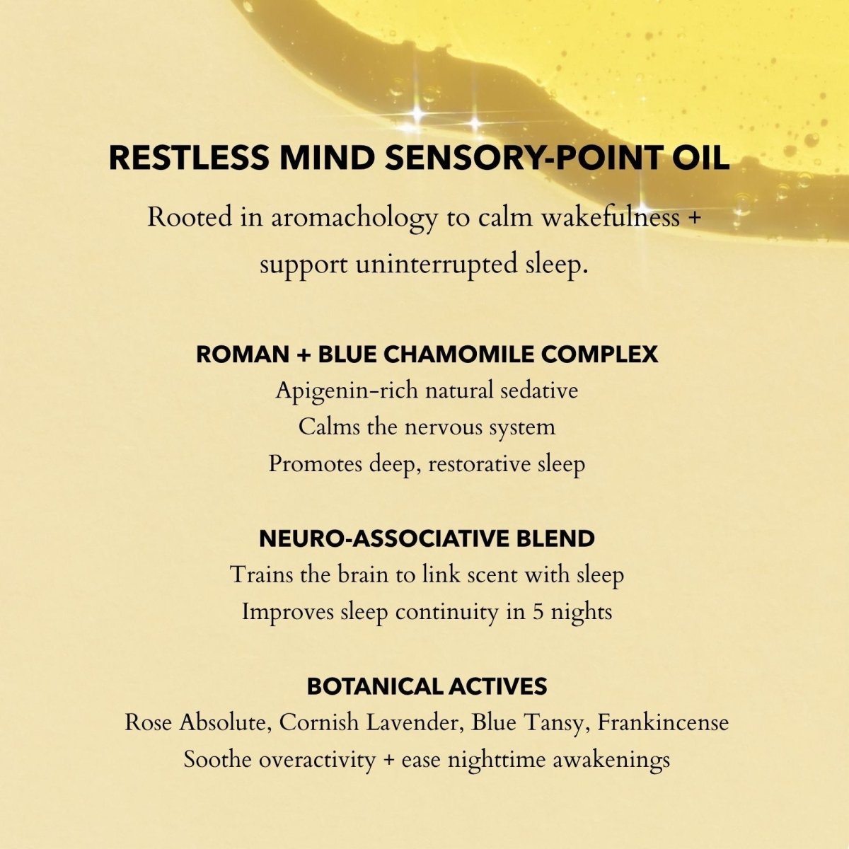 Anatome Restless Mind Sleep Oil | Roman Chamomile – Willow & Finn Candles